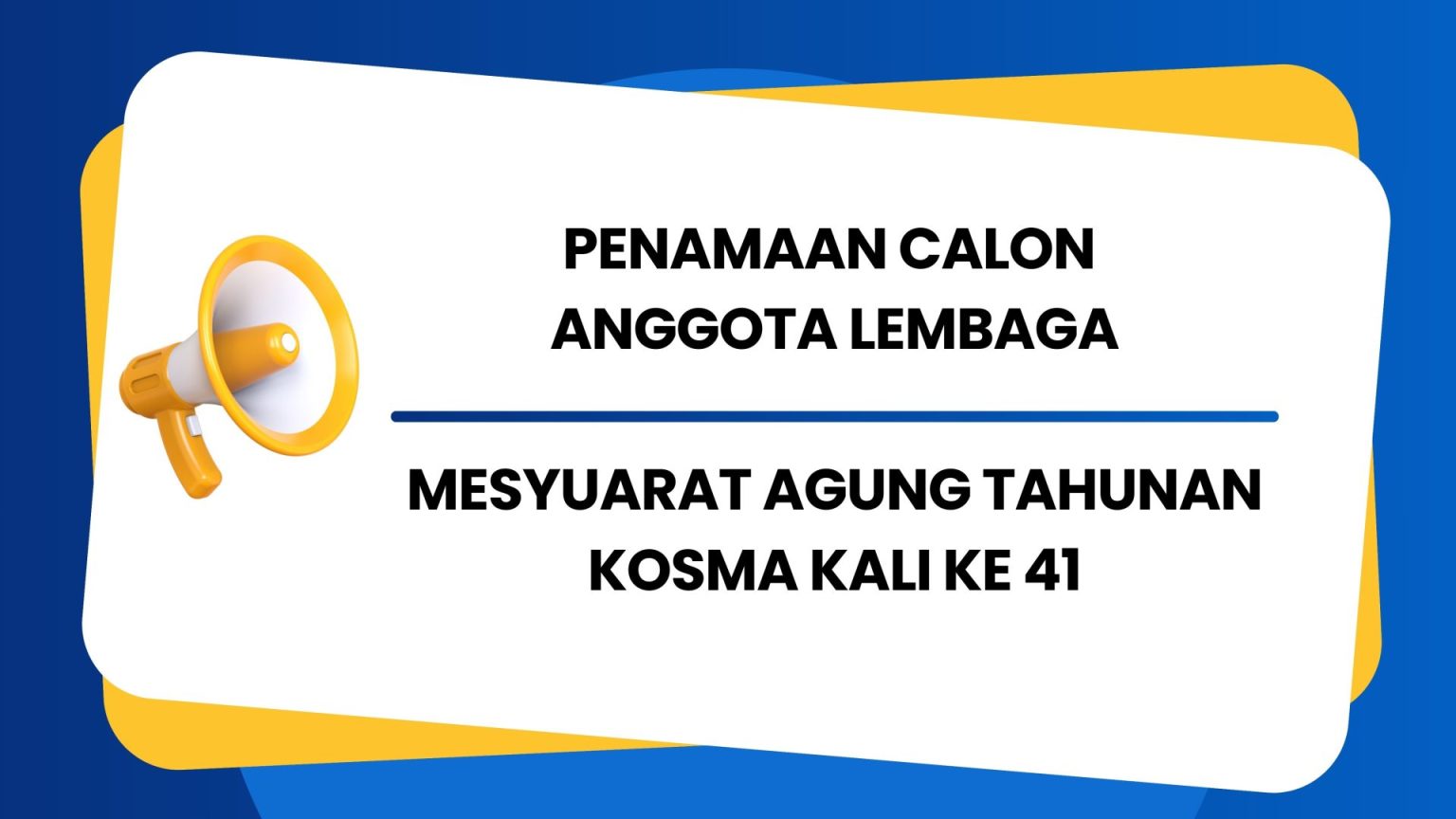 BORANG PENAMAAN CALON ANGGOTA LEMBAGA UNTUK MESYUARAT AGUNG TAHUNAN ...